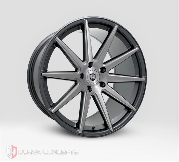 Curva Consept C49 9X20-5/112 ET30 Gunmetal Polished (815 Kg) - Dekk24.no