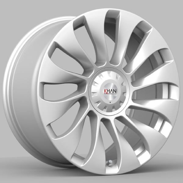 Khan SF Turbin II 9,5"X19-5/114,3 ET40 Semi Forged Silver (900 Kg ...