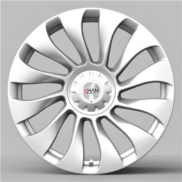 Khan SF Turbin II 9,5"X19-5/114,3 ET40 Semi Forged Silver (900 Kg ...