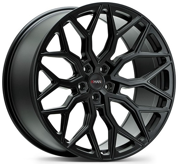 Khan Motorsport 9,5"X19-5/114,3 ET41 Mat Black (850 Kg) Tesla Model Y ...