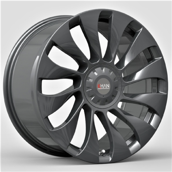Khan SF Turbin II 8,5"X18-5/114,3 ET41 Semi Forged Gunmetal (900 Kg ...