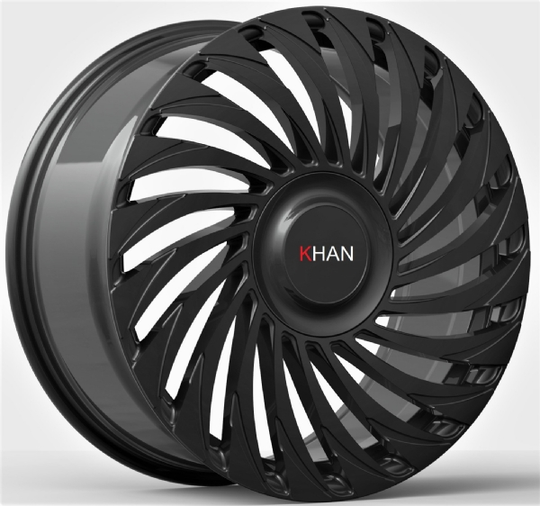 Khan Turbin III 9"X20-5/114,3 ET41 Mat Black (950 Kg) Tesla OE fitment ...