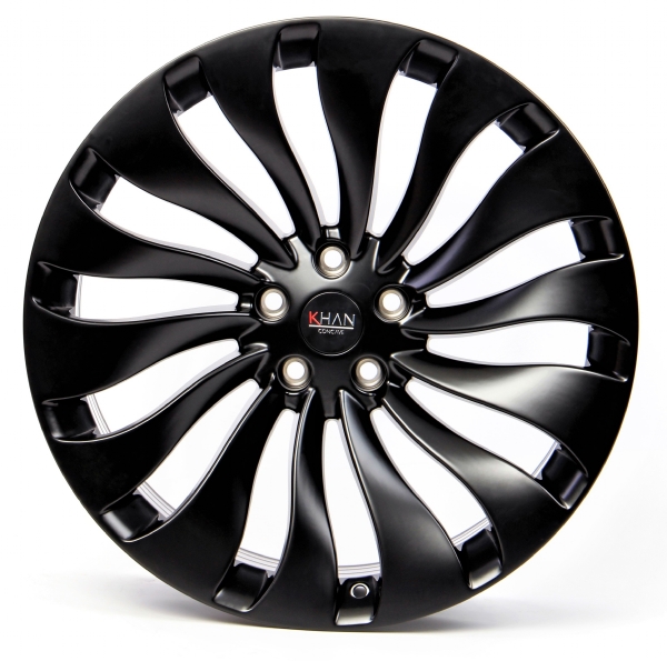 Khan SF Turbin 8,5"X19-5/114,3 ET41 Semi Forged Mat Black (1000 Kg ...